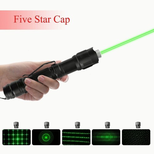 5000Miles Green Laser Pointer Pen Rechargeable Lazer Star Visible Beam ...