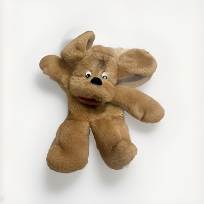 Sheram Puppet Vintage Puppet Brown Dog Puppy Animal 12” USA Plush | eBay