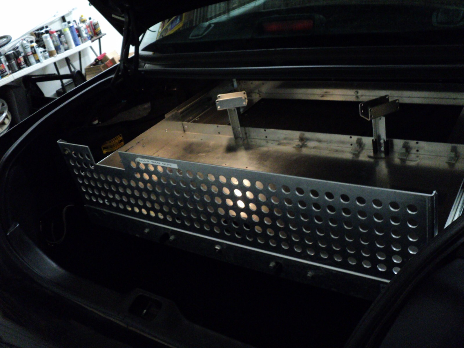 Trunk Gun Locker Crown Victoria Police Aluminum Tray Organizer Full ...