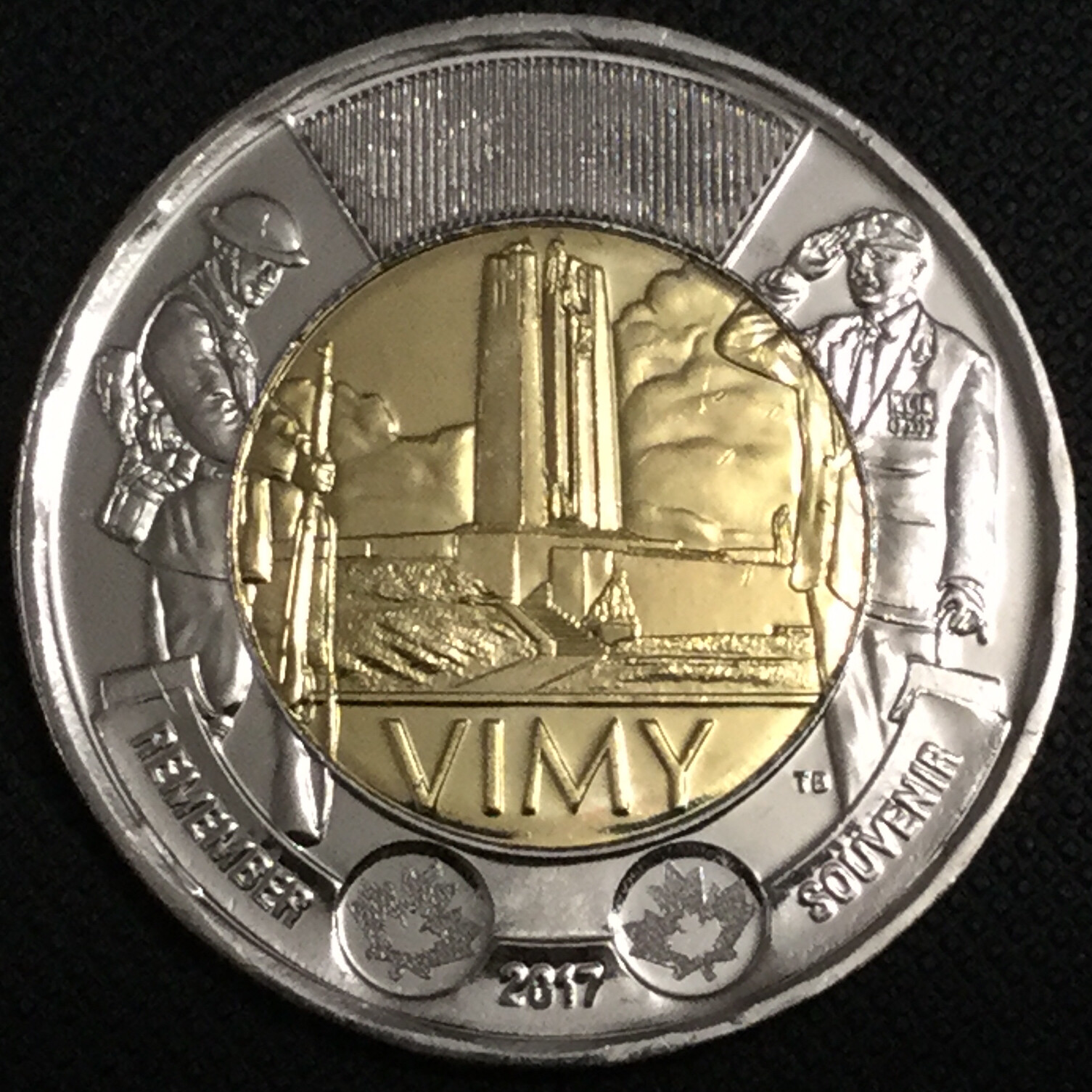Commemorative Toonie - 2017 Battle of Vimy Ridge 2 Dollar Coin - UNC | eBay