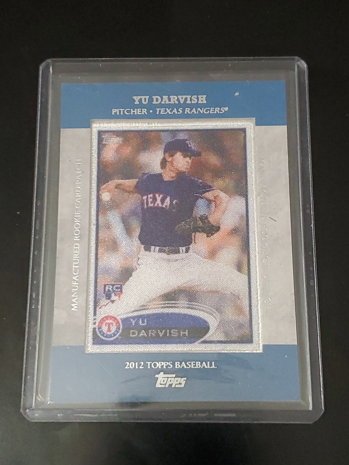 2013 Topps Yu Darvish RCP-25 Commemorative Patch Card Silk RC Texas ...