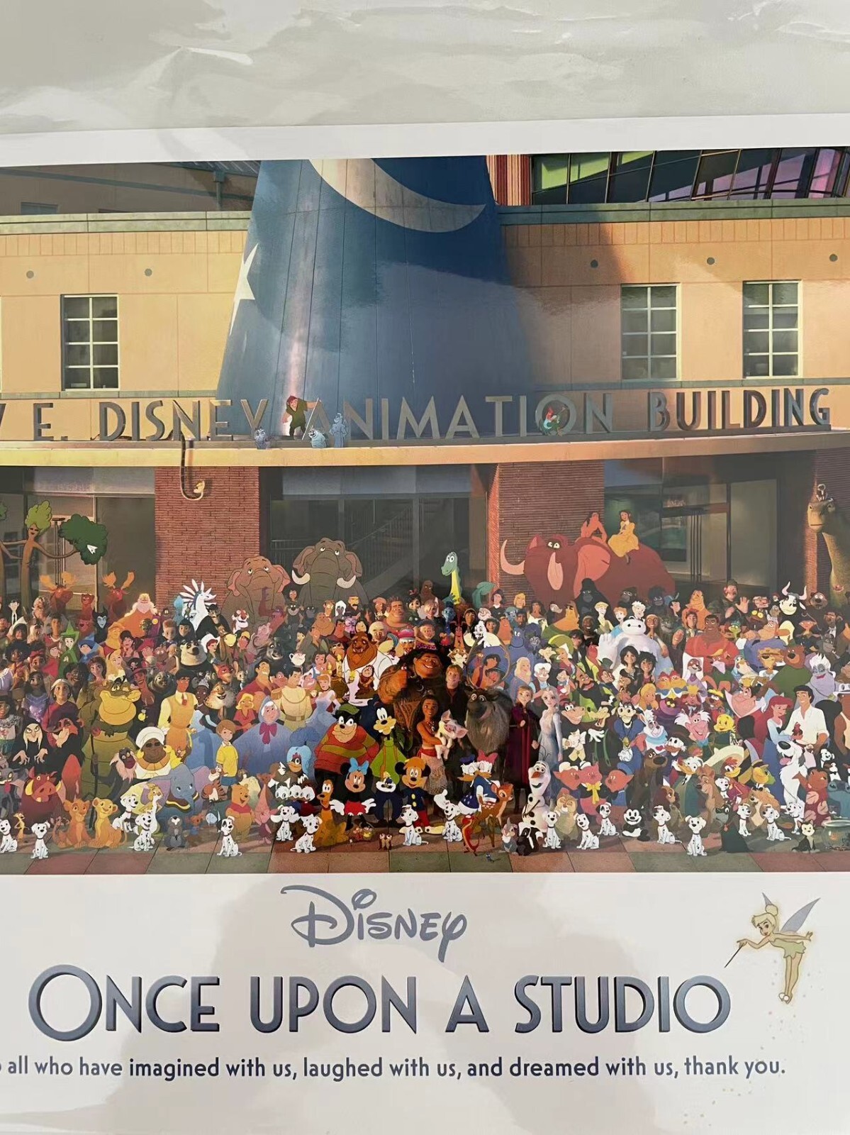 Disney ONCE UPON A STUDIO Lithograph DISNEY 100 Cast Member Exclusive ...