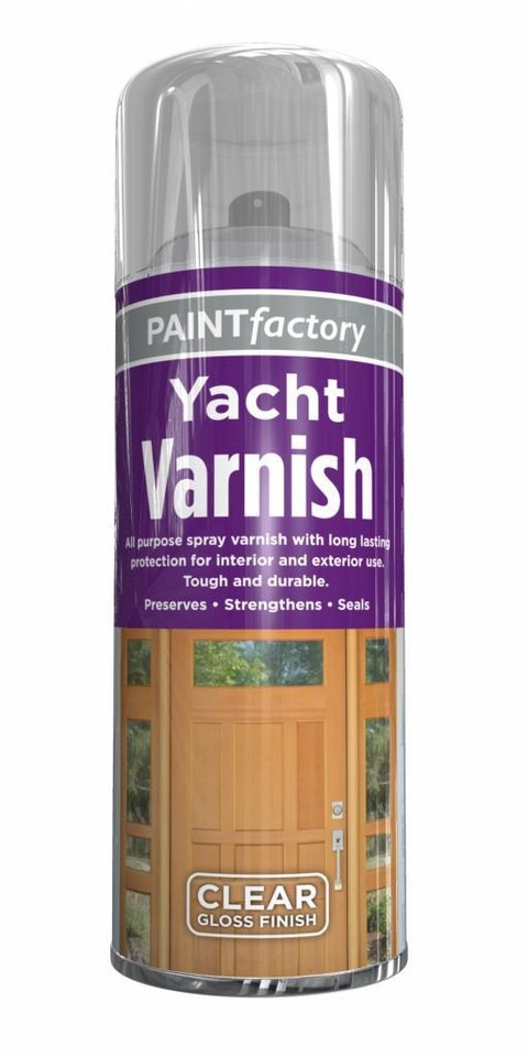 Clear Gloss Clear Matt Clear Yacht Varnish Spray Paint Exterior ...