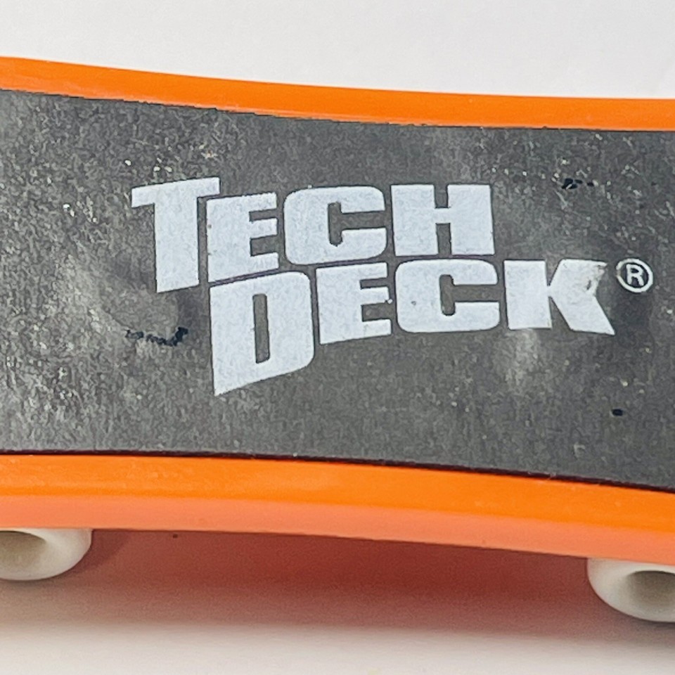 Brown Rozz Cow Tech Deck Dude Street Crew Finger Tech with Orange Deck ...