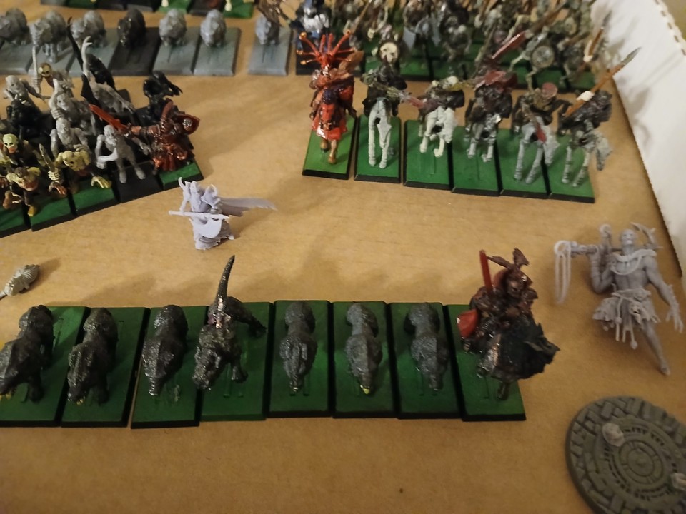 Warhammer Fantasy AoS Vampire Counts Undead Army 1500 points + Krell ...