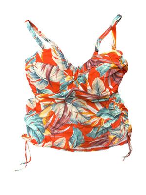 Fantasie HOT CHILI Bamboo Grove Twist Front Tankini Swim Top, US 38DD ...