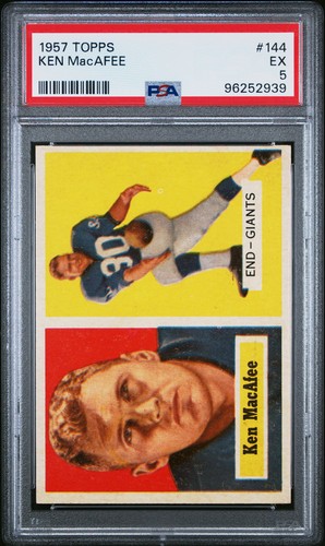 1957 TOPPS #144 KEN MACAFEE PSA 5 | eBay