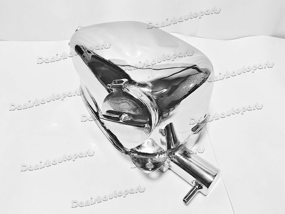 TRIUMPH GP COMPETITION / RACE MODEL 5T T100 PRE UNIT OIL TANK CHROME ...