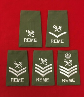 REME Artificer Rank Slide Royal Electrical & Mechanical Engineers REME ...