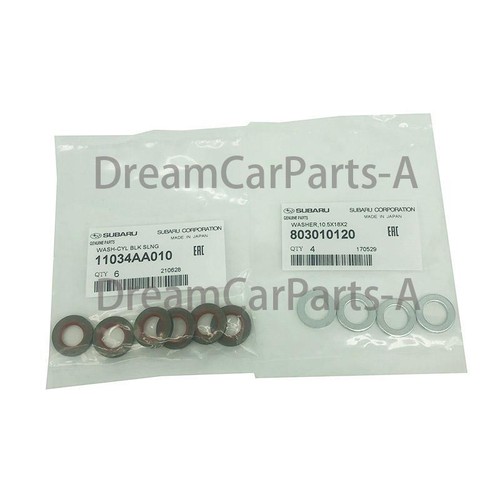 Subaru Block Main Case Bolts Seals EJ205 EJ257 Turbo OEM Impreza Sti ...