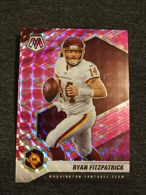 2020-21 RYAN FITZPATRICK PANINI MOSAIC #197 PINK CAMO SP CARD ...