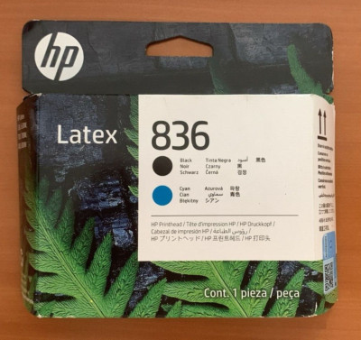 HP 836 4UV95A Druckkopf printhead black cyan f. HP Latex 630 700 800 04 ...
