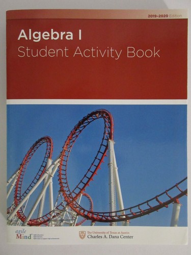Algebra 1 Student Activity Book 2019-2020 Agile Mind 9781949175028 | eBay