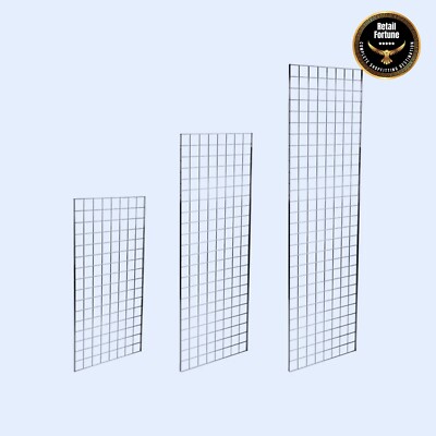 MESH GRIDWALL MESH PENEL SIZE (4,5,6,7,8) FEET WALL BRACKET and JOINING ...