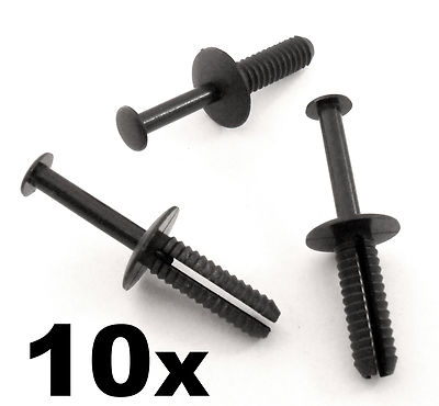 10x BMW 6mm Push Fit Plastic Rivet Pin Clip- Bumpers, Interior Trim ...