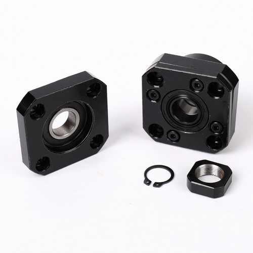 FK/FF12 End Support (FK12 FF12 Each 1Pcs) With Angular Contact Bearing ...