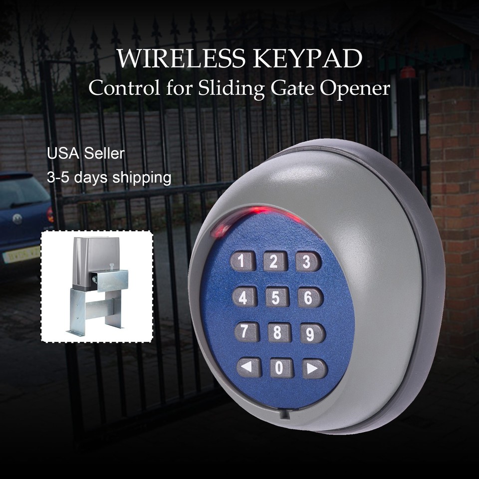CO-Z Wireless Keypad Remote Door Operator Automatic Swing Sliding Gate ...