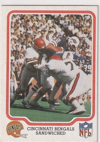 1979 TOPPS NFL FOOTBALL CINCINNATI BENGALS SANDWICHED BZ-5280 | eBay