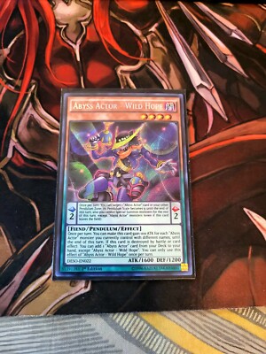 YUGIOH TCG ABYSS ACTOR WILD HOPE DESO-EN022 SECRET 1ST EDITION | eBay