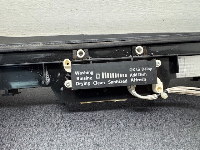 Whirlpool KitchenAid Dishwasher Touch Control Panel W10803367 ...