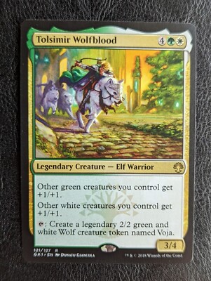 Tolsimir Wolfblood - Guilds of Ravnica - MTG - 121/127 - Regular - Rare ...