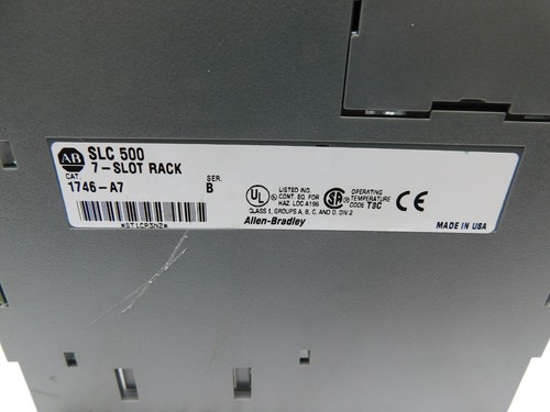 Allen-Bradley 1746-A7 SLC500 7-Slot Rack Ser.B | eBay