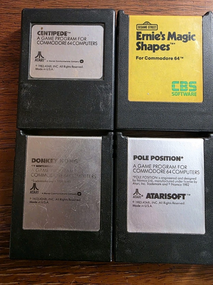 Commodore 64 Games 8 Cartridge Lot Vintage Computer Atarisoft | eBay