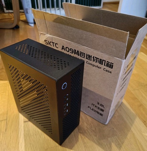 A09 Computer Case Mini ITX USB2.0 Black SFF Super Compact 3.7l for ...