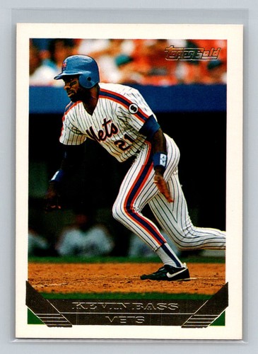 1993 Topps Gold #672 Kevin Bass New York Mets Baseball Card | eBay