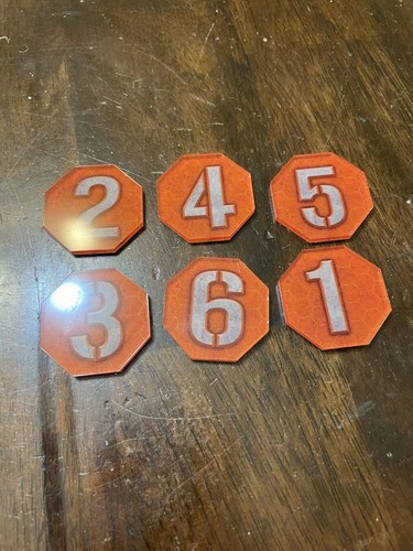 Warhammer 40k Kill Team Objective Markers 1-6 Plastic OOP. S9 | eBay