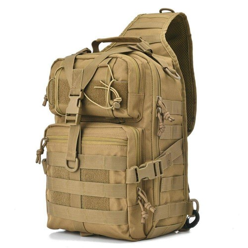 Men's Tactical Sling Bag Small Crossbody Backpack Military Rover ...