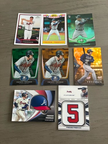 8 Card Rookie Lot Of Dodgers Freddie Freeman | eBay