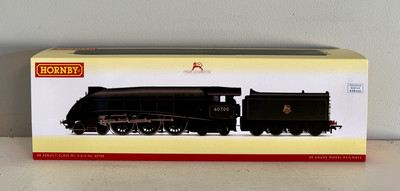 Hornby R3844 BR Class W1 Steam Locomotive 4-6-4 No.60700 DCC Ready ...