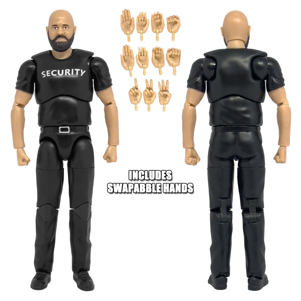 Ultimate Security Guard With Deluxe Articulation for WWE & AEW ...