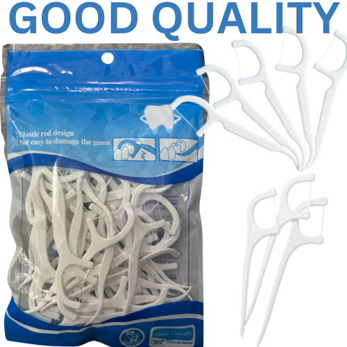 150 PCS DENTAL FLOSS STICKS INTERDENTAL TOOTH HARPS TEETH PICKS ORAL ...