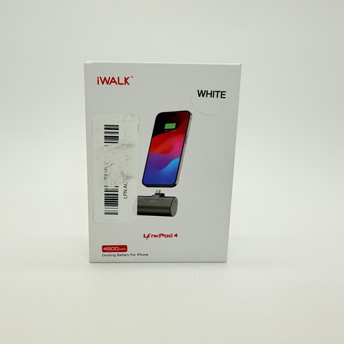 iWALK LinkPod4 4500mAh Portable iPhone Charger - White, DBL4500L | eBay