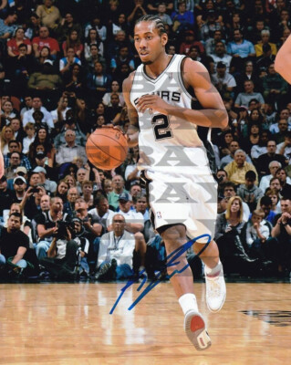 KAWHI LEONARD SPURS 8x10 autographed photo Reprint | eBay