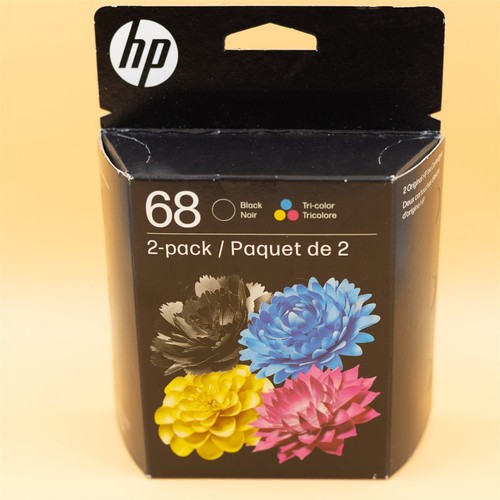 HP 68 3-pack Black/Tri-color Original Ink Cartridge Combo - 07/26 ...