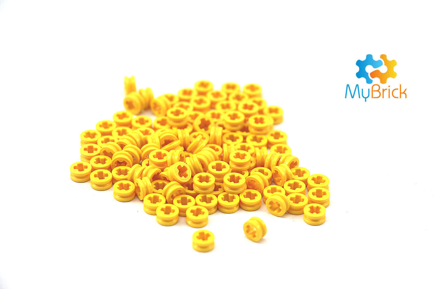 Genuine LegoⓇ 100x Yellow Technic 1/2 Bush - 32123 - Free Postage | eBay