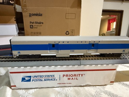 HO SCALE RIVAROSSI LONG ISLAND RAILROAD LIGHTWEIGHT BAGGAGE CAR #765 ...