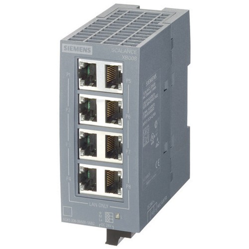 Siemens SCALANCE XB008 Industrial Ethernet Switch 100 MBit/s ...