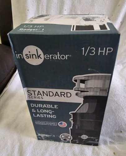 InSinkErator 1/3 HP Garbage Disposal Badger 1 Standard Series | eBay