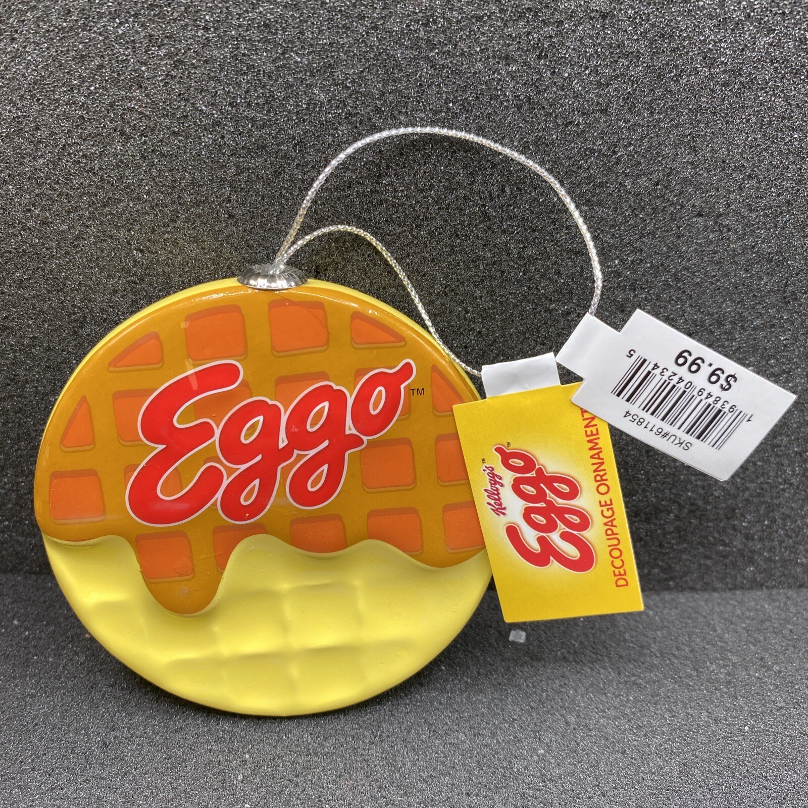 Kellogg's L'eggo My Eggo Waffle Faux Food Christmas Decoupage Ornament ...