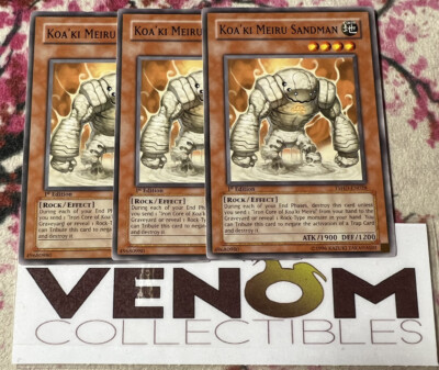 3x (M/NM) - Koa'ki Meiru Sandman - TSHD-EN028 - Common - 1st Edition ...