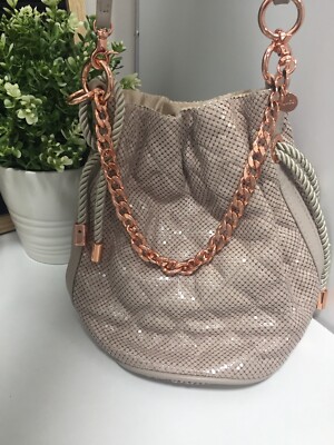 Authentic Mimco Mesh Pancake Axis Pouch Rose Gold BNWT | eBay Australia