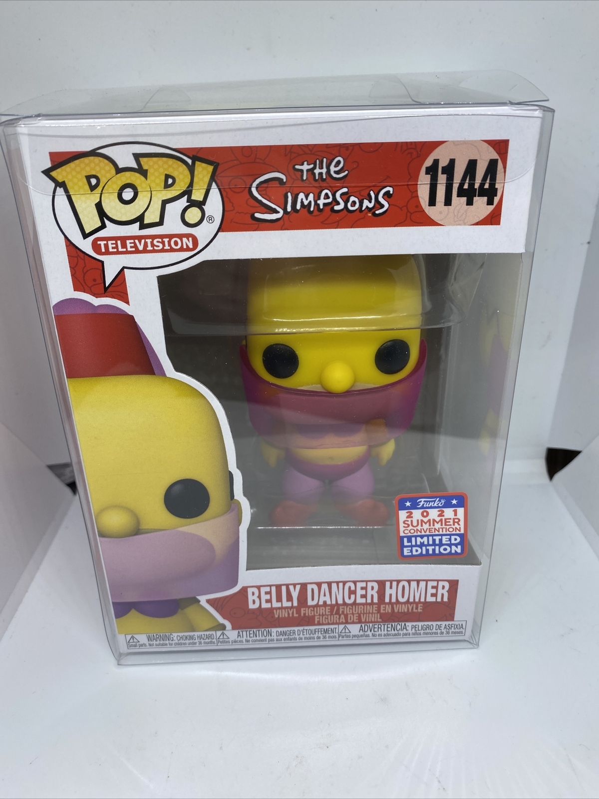 FUNKO POP! The Simpsons Belly Dancer Homer Funkon Summer 2021 - With ...
