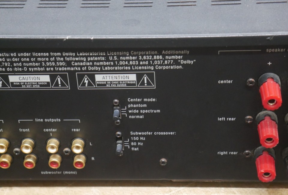 Adcom GSP-560 Home Theatre Amplifier Processor. 200 watt max used | eBay