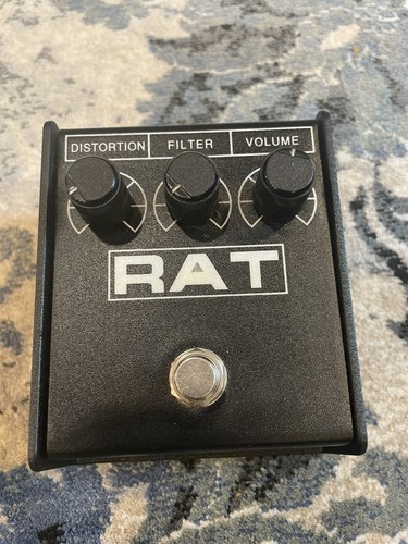 Pro Co Rat 2 Distortion Fuzz Overdrive Sustain Guitar Effects Pedal ...