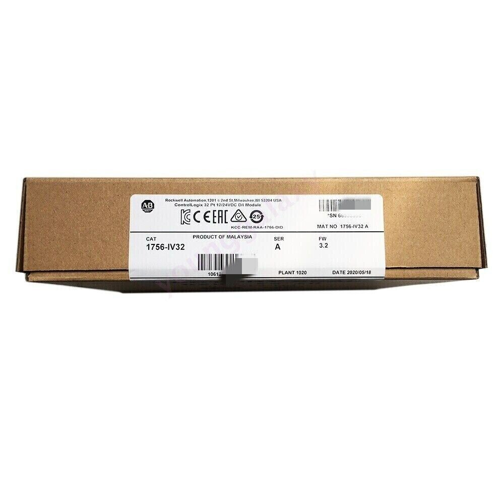 New Factory Sealed AB 1756-IV32 SER A ControlLogix 32Pt 12/24VDC D/I ...