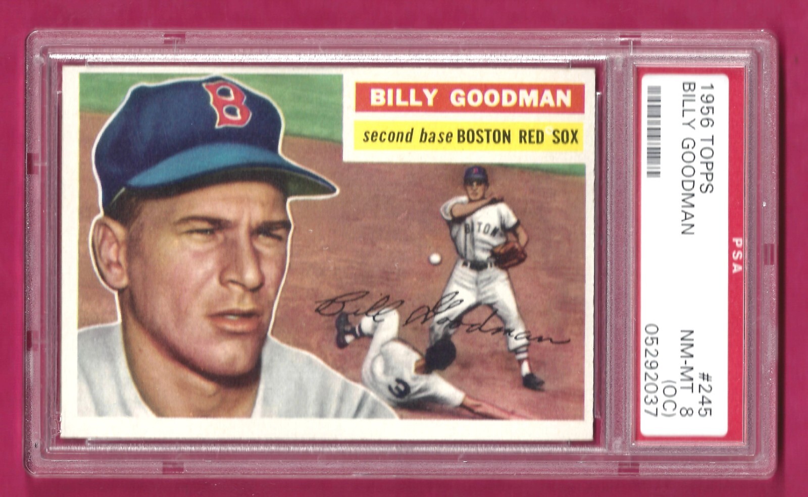 1956 Topps #245 Billy Goodman - PSA 8 OC GREAT CROSS OVER CARD | eBay